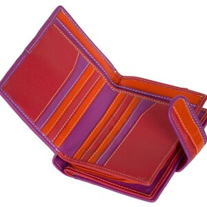 Multicolour Small Wallet Women's Small Wallets Online Ladies Leather ...