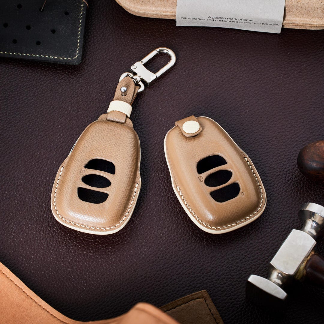 Handmade Subaru Key Fob Cover, Epsom Leather, Crocodile Leather ...