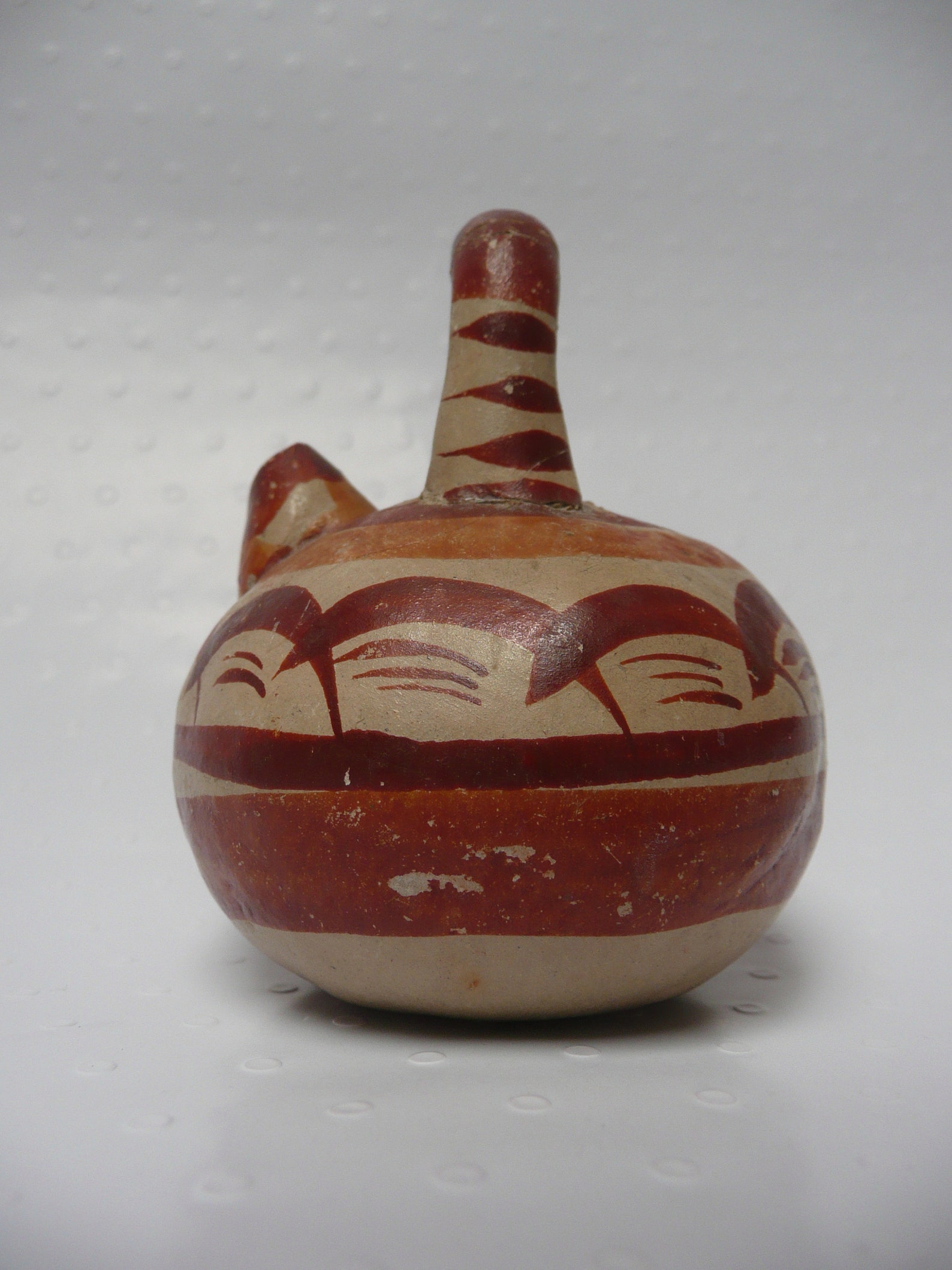 Vintage Mexican Miniature Hand Painted Red Clay Pottery - Etsy