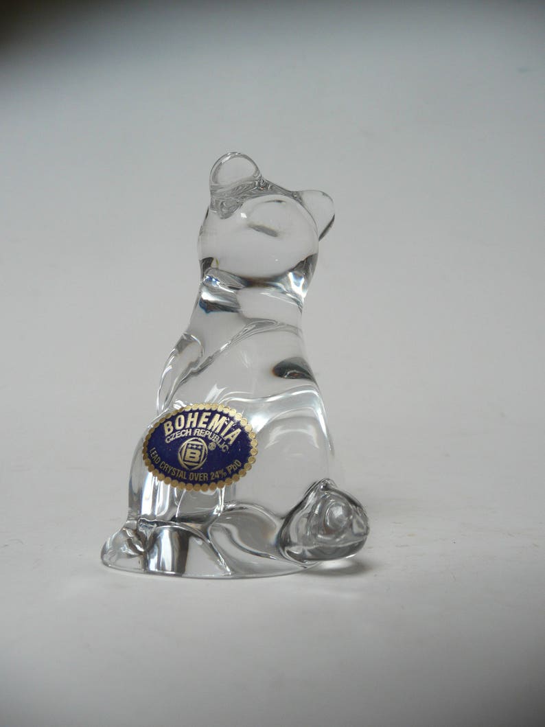 Vintage Bohemia Czech Republic Lead Crystal Over 24% Pbo Glass - Etsy