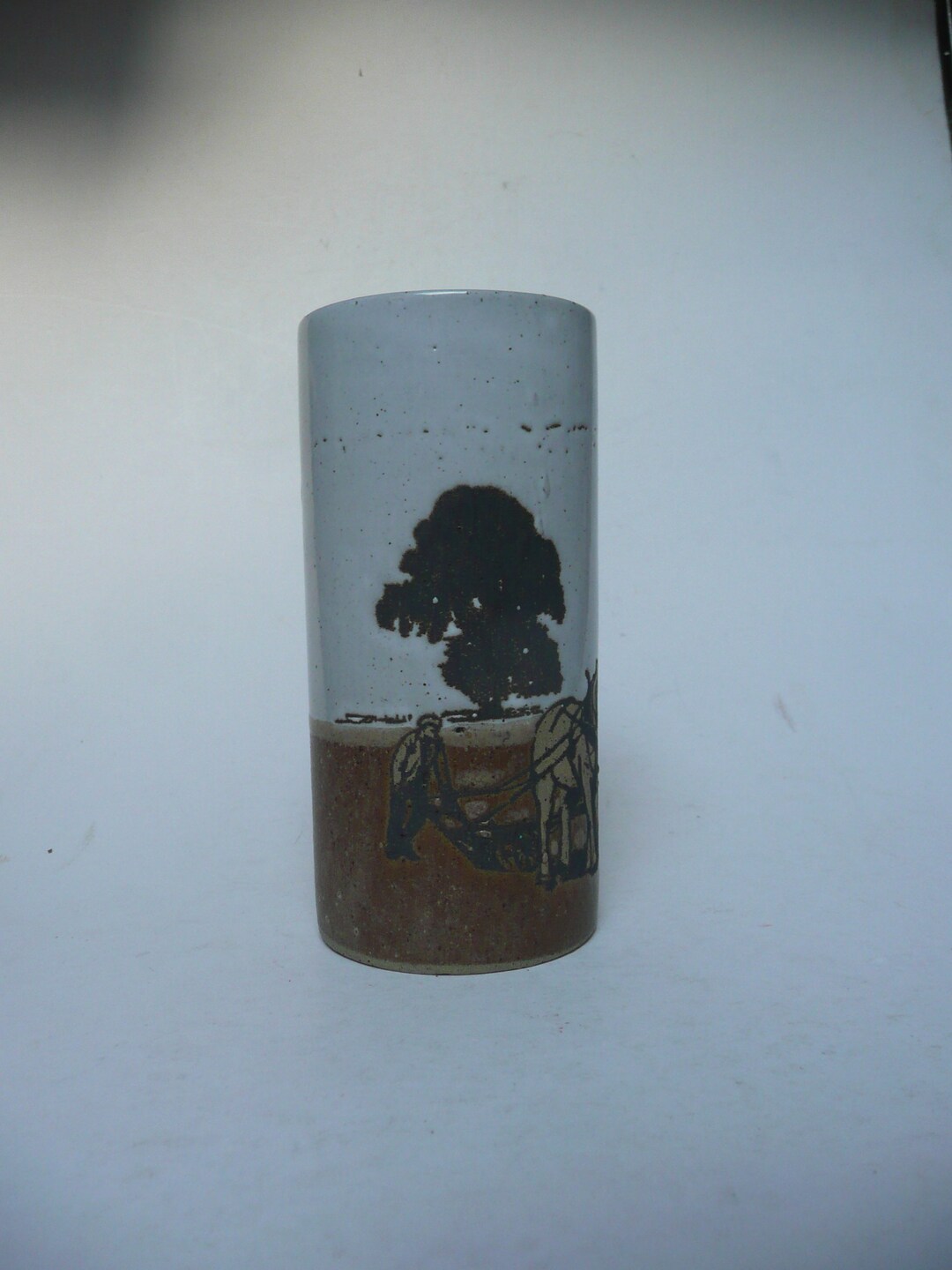 Vintage British Studio Pottery Vase by Alan Wallis Ceramics Farming ...