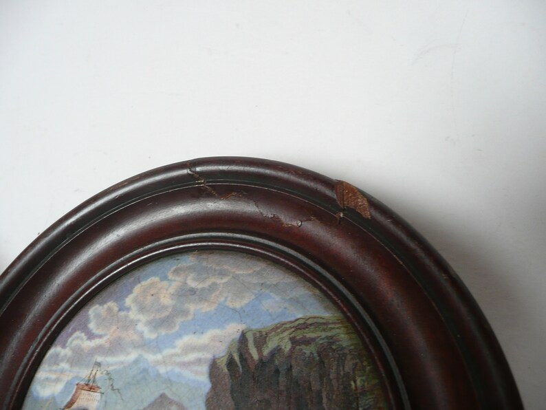 Pair of Framed Antique Victorian Pot Lids Pratt Ware the Chin Chew ...