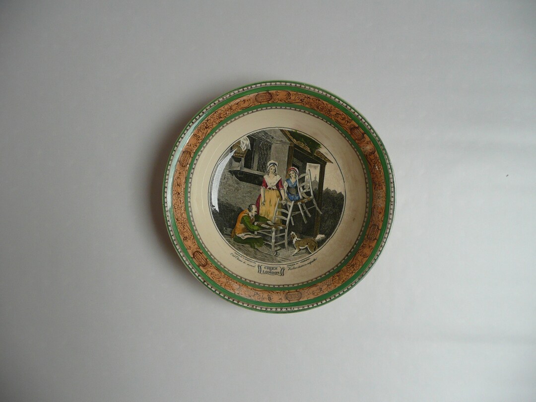 Adams Tunstall English Pottery Cries of London Series Chinese Bowl ...