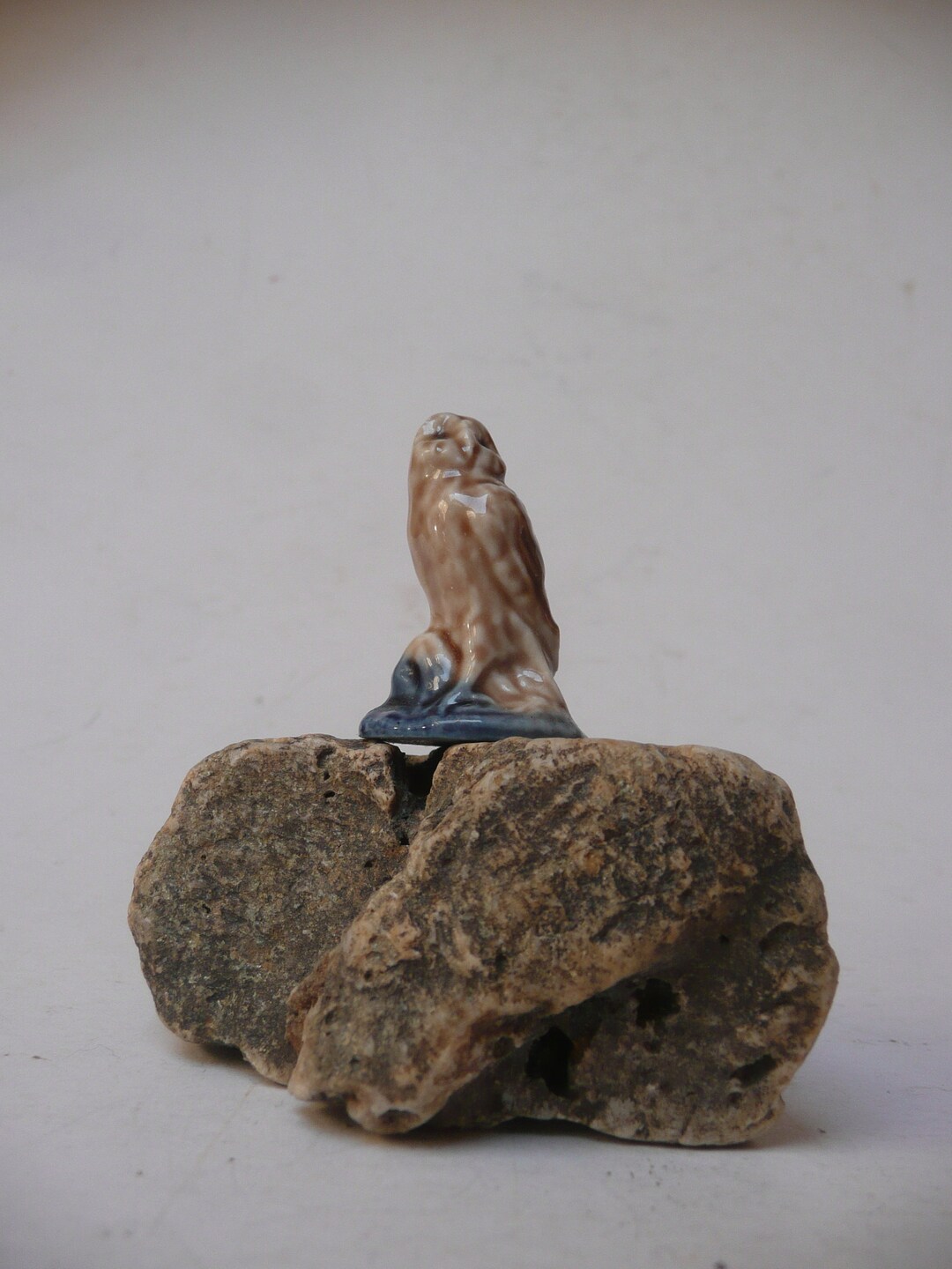 Vintage Miniature English Wade Porcelain Brown Owl - Etsy