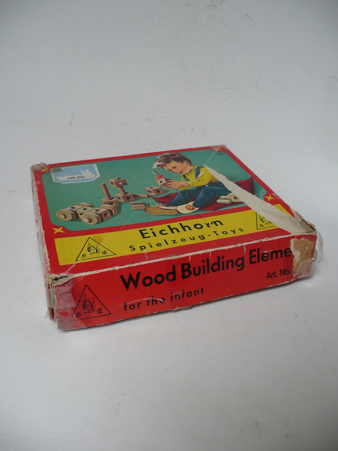 Set of Vintage West German made Wooden Cubes Blocks in | Etsy