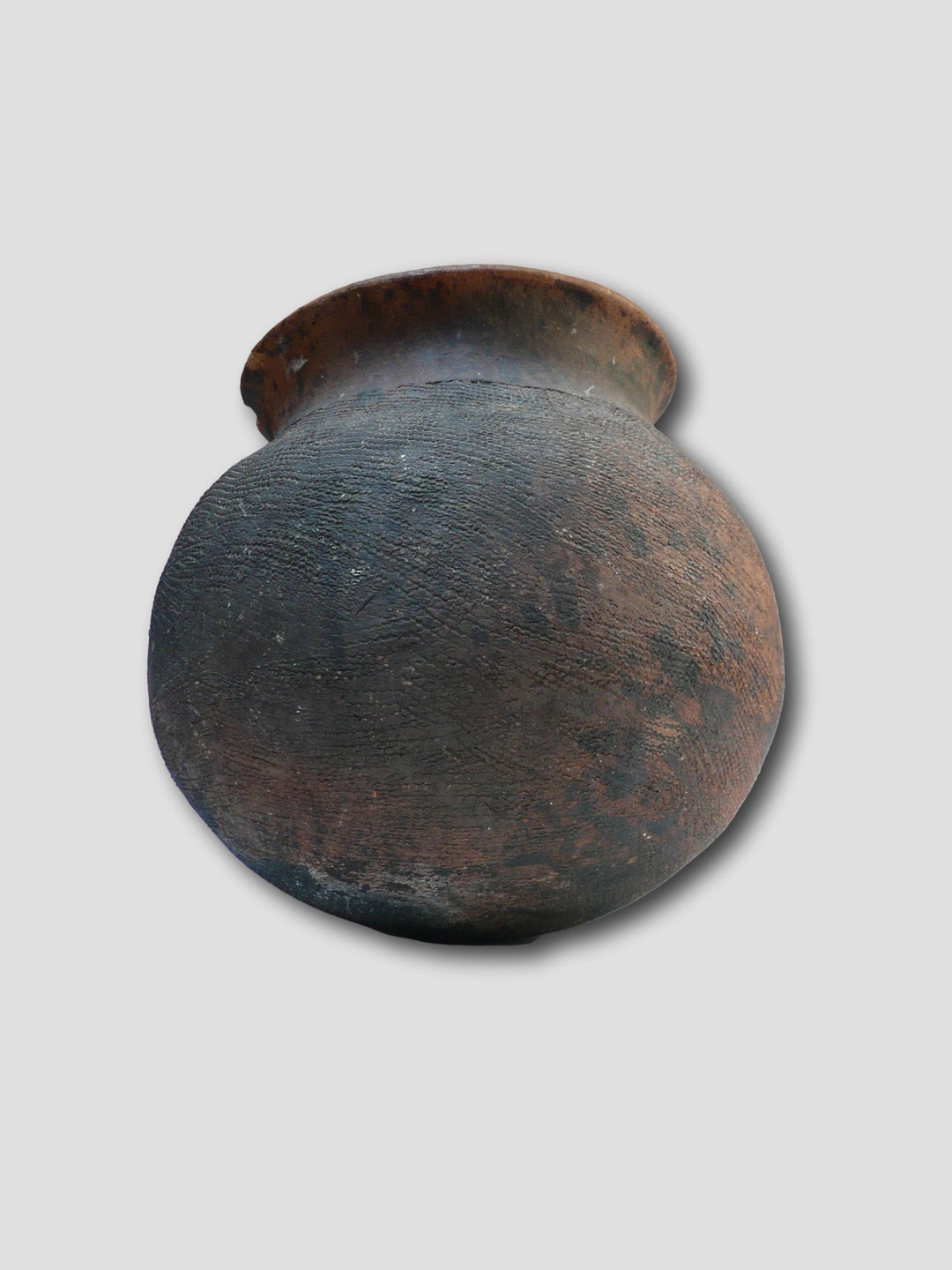 Old Vintage Nigerian Nupe Pottery Vessel Storage Pot Brought - Etsy