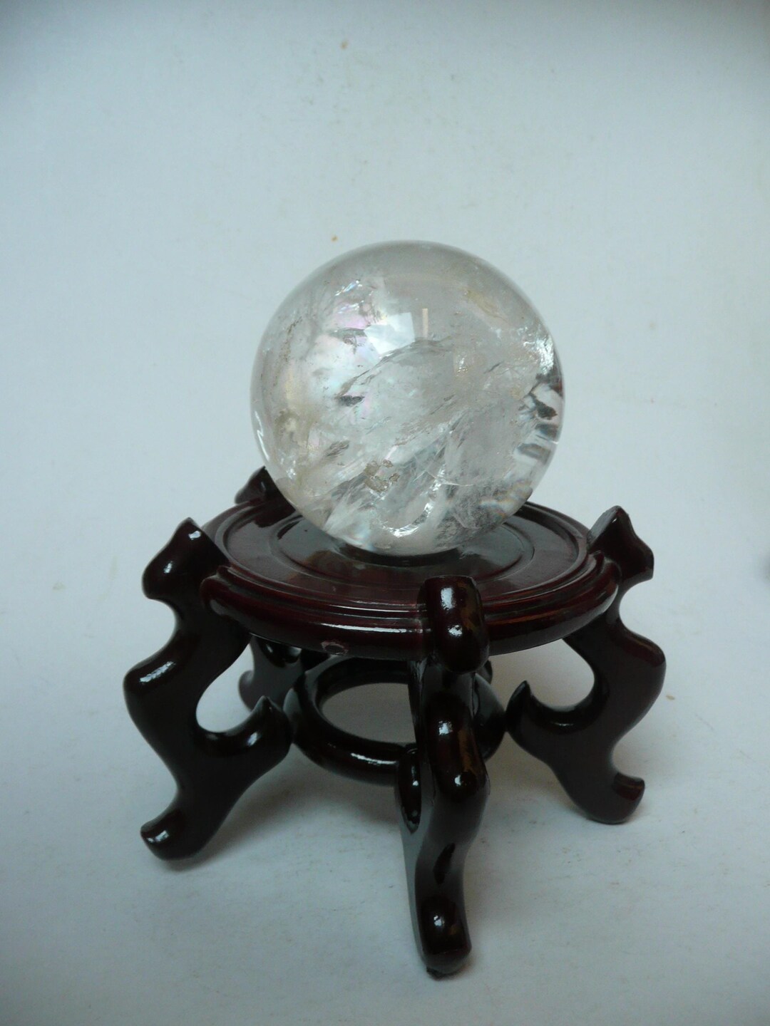 Beautiful Vintage Quartz Crystal Ball Fortune Telling Ball on Stand - Etsy