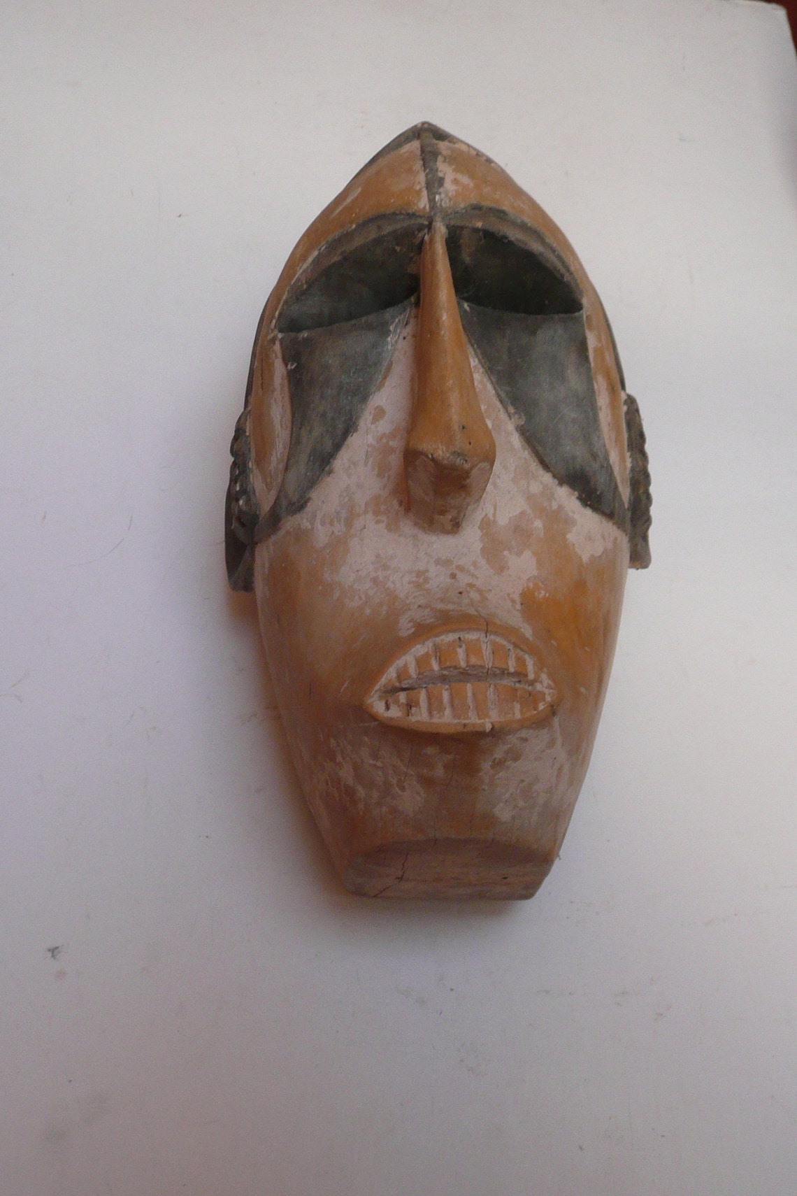 Vintage African Idoma Mask Paint and Wood Modigliani Style - Etsy