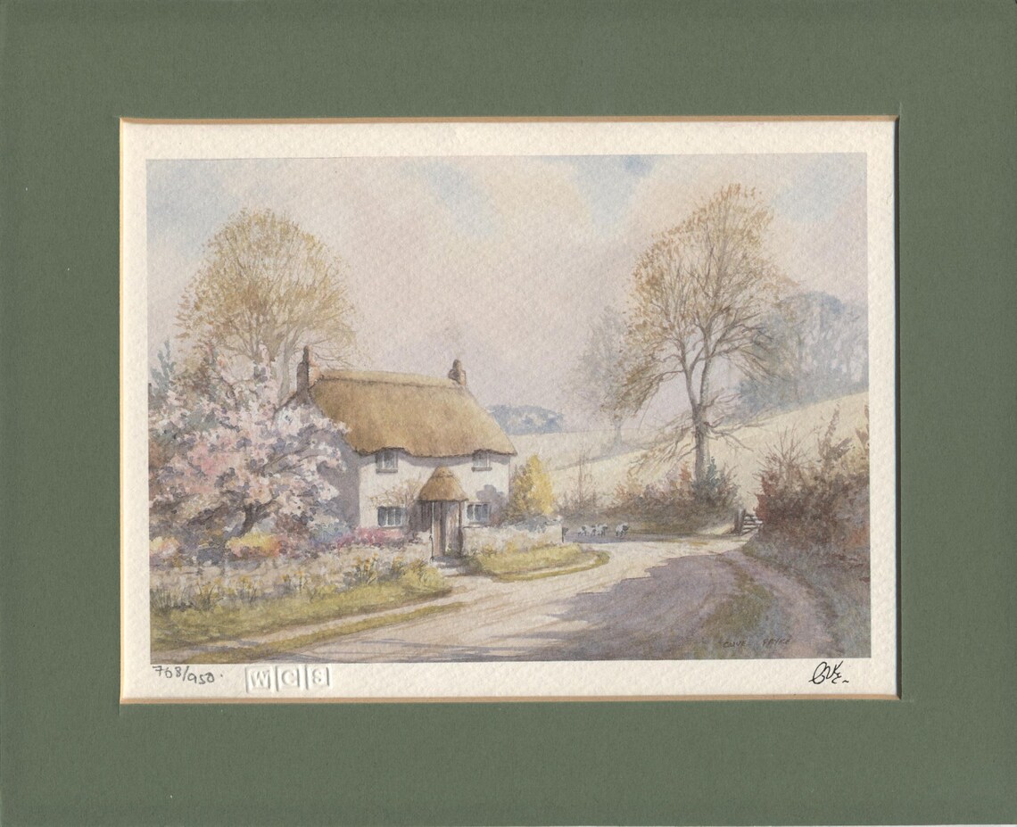 2 Beautiful Vintage Limited Edition Prints by Clive Pryke | Etsy