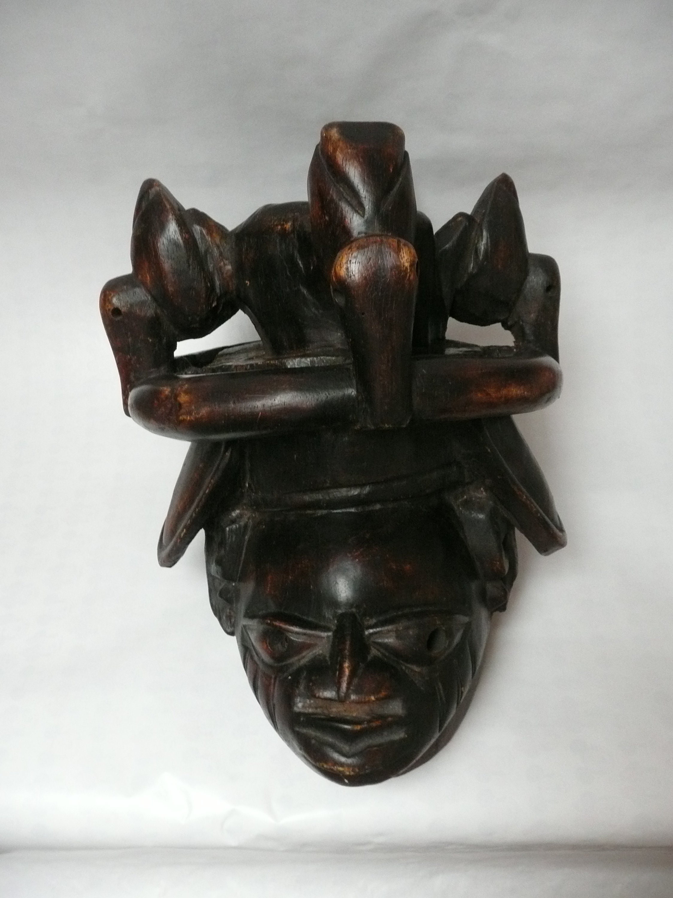 Vintage African Yoruba Gelede Helmet Type Mask Dedicated to Iya Nla ...