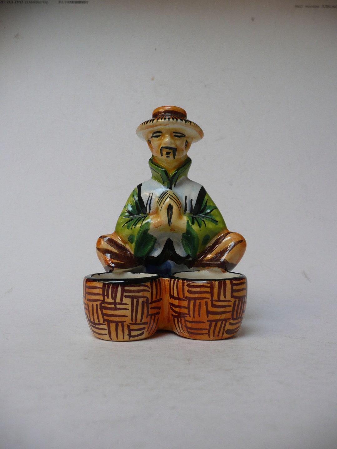 Vintage Drioli Italian Pottery Miniature Bottle Retro Hand peint en ...