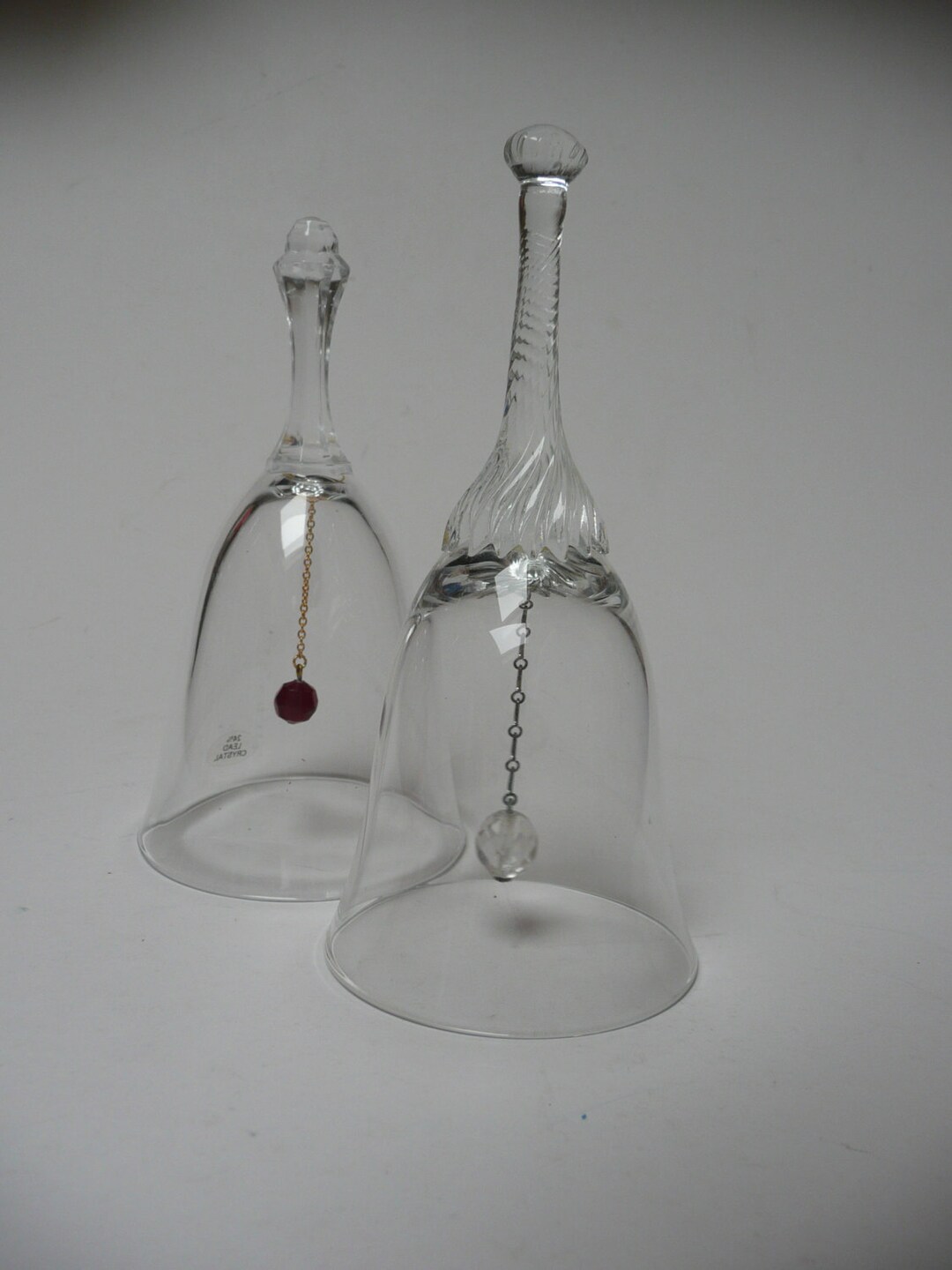 A Pair of Beautiful Vintage Bells With Colourful Beads on Gold and ...