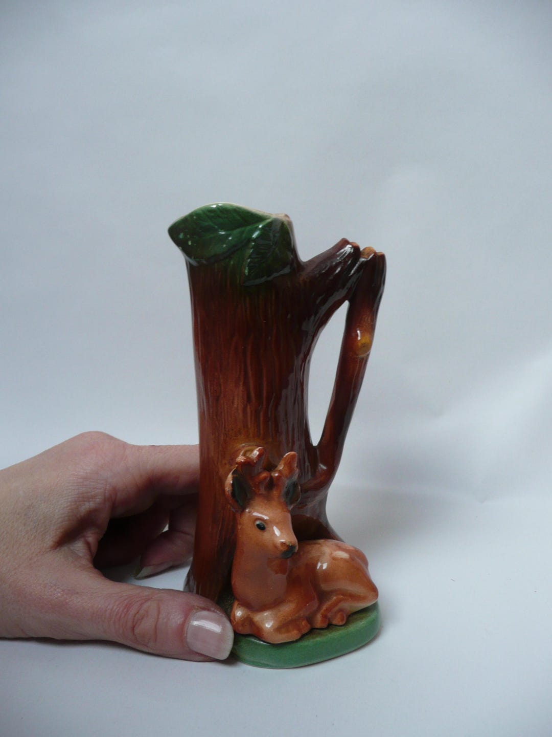 Retro Eastgate Pottery Fauna Range Vase Planter or Pot With Deer ...