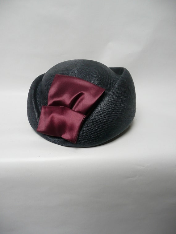 Beautiful Vintage English Hat by Edward Mann in Blue … - Gem