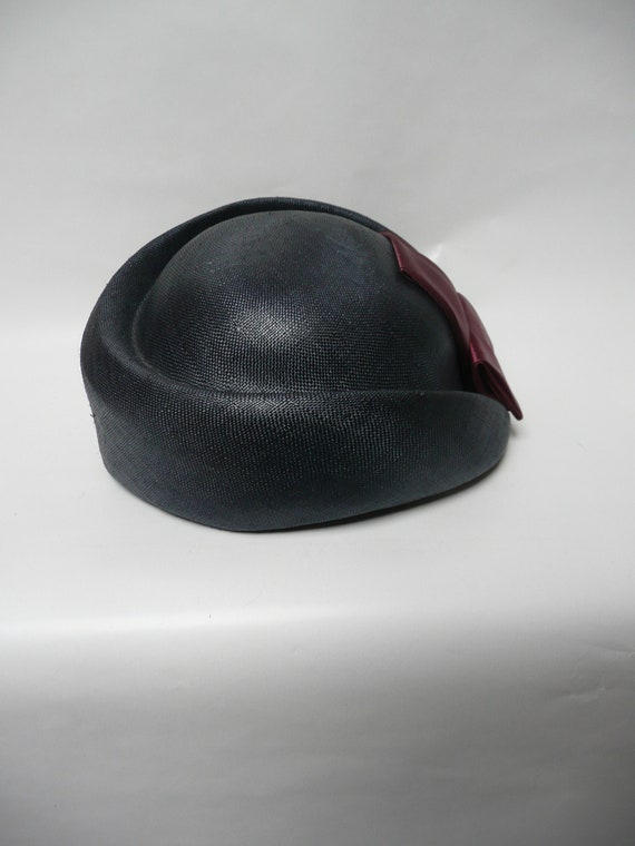 Beautiful Vintage English Hat by Edward Mann in Blue … - Gem