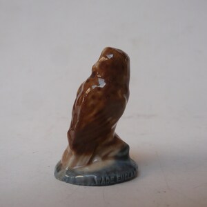 Vintage Miniature English Wade Porcelain Brown Owl - Etsy