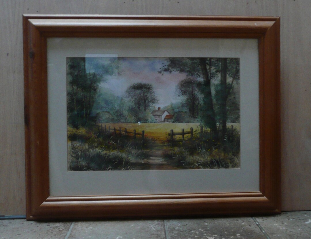 Original Vintage Acrylic by British Painter Peter Britton Artist ...