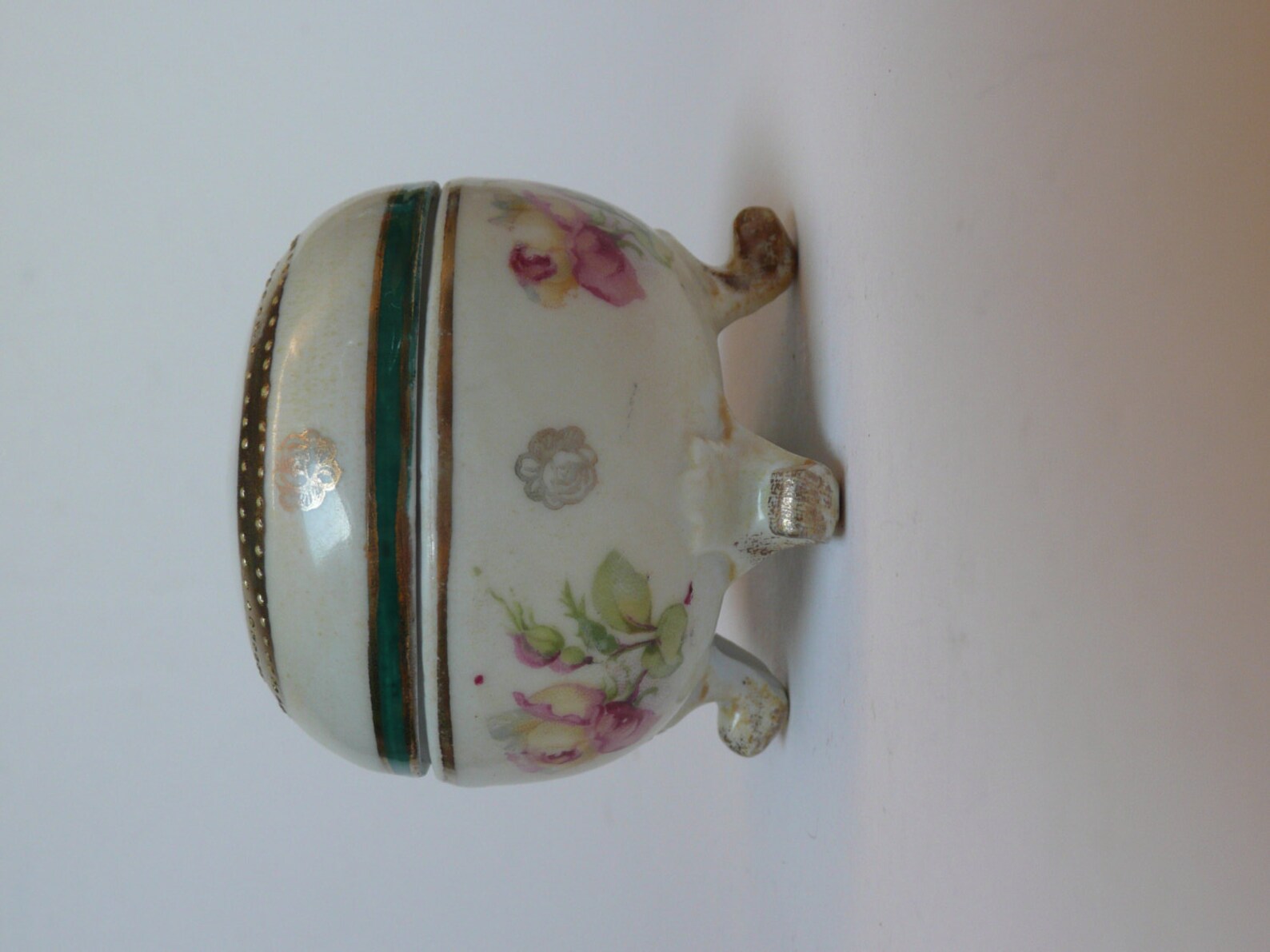 Lovely 4 Legged Porcelain Trinket Box by Alexandra With New Windsor ...