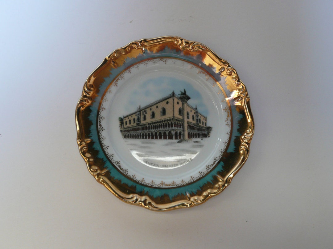 Vintage Edelstein Bavaria Maria-theresia Dish Featuring Palazzo Ducale ...