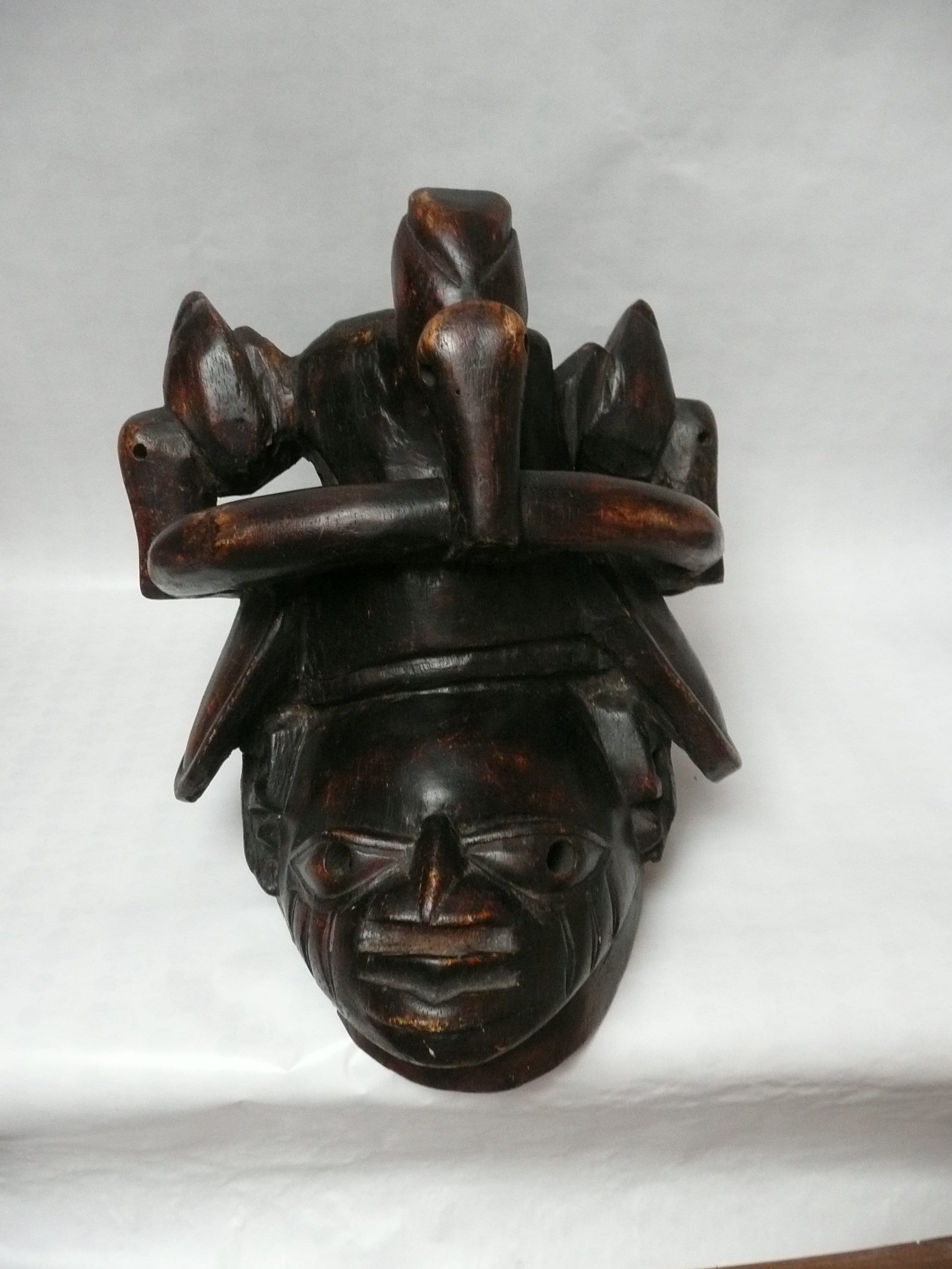 Vintage African Yoruba Gelede Helmet Type Mask Dedicated to Iya Nla ...