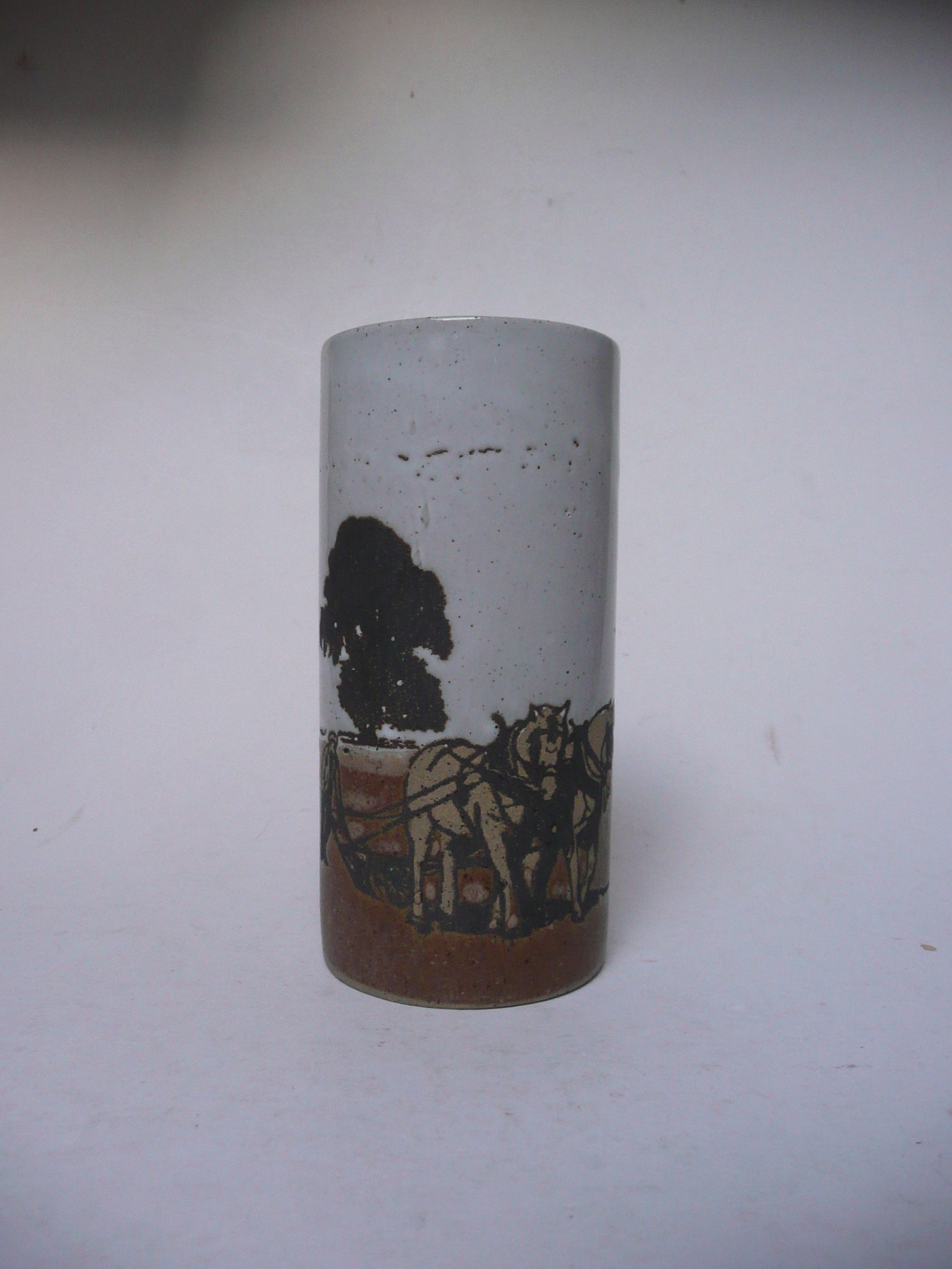 Vintage British Studio Pottery Vase by Alan Wallis Ceramics - Etsy