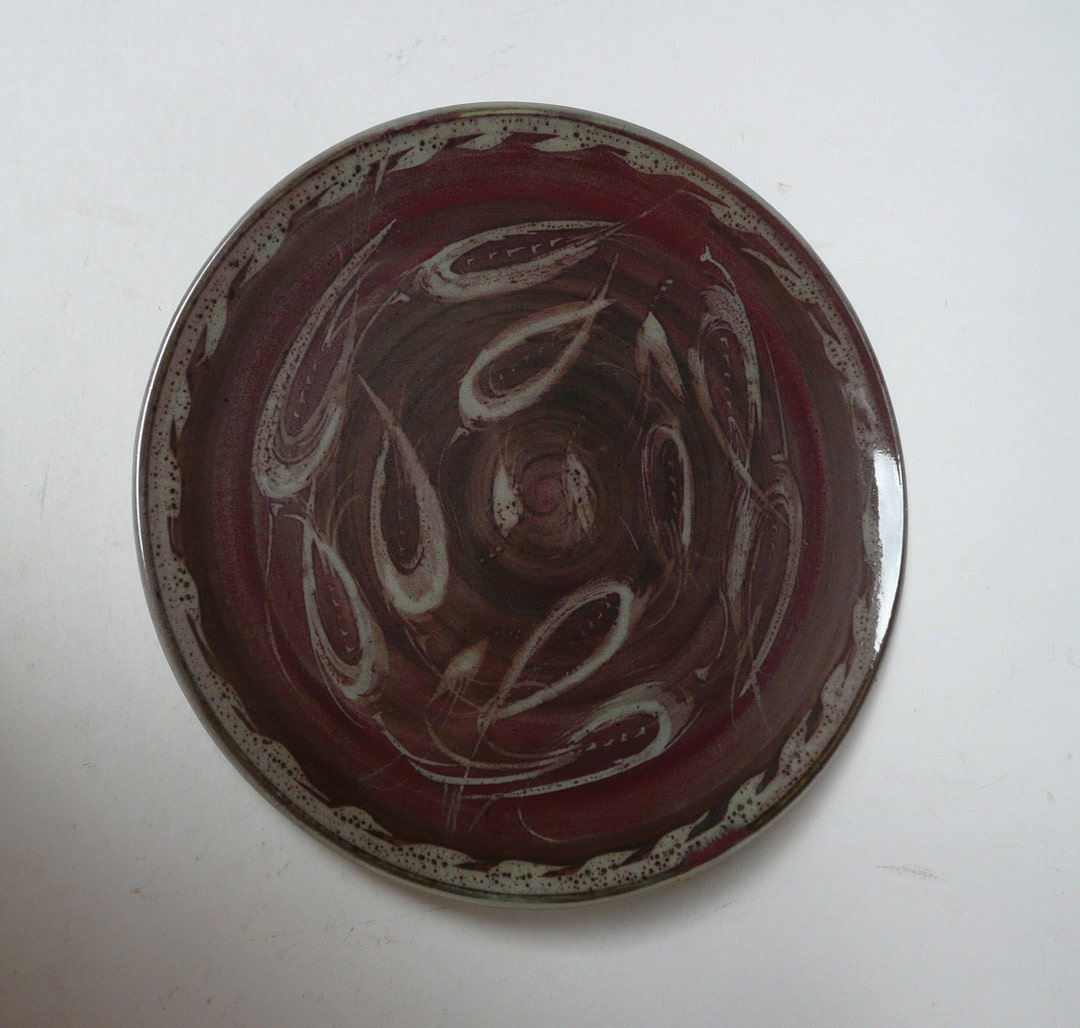 Vintage Retro Large Studio Pottery Plate by Joyce Davison of Castle ...