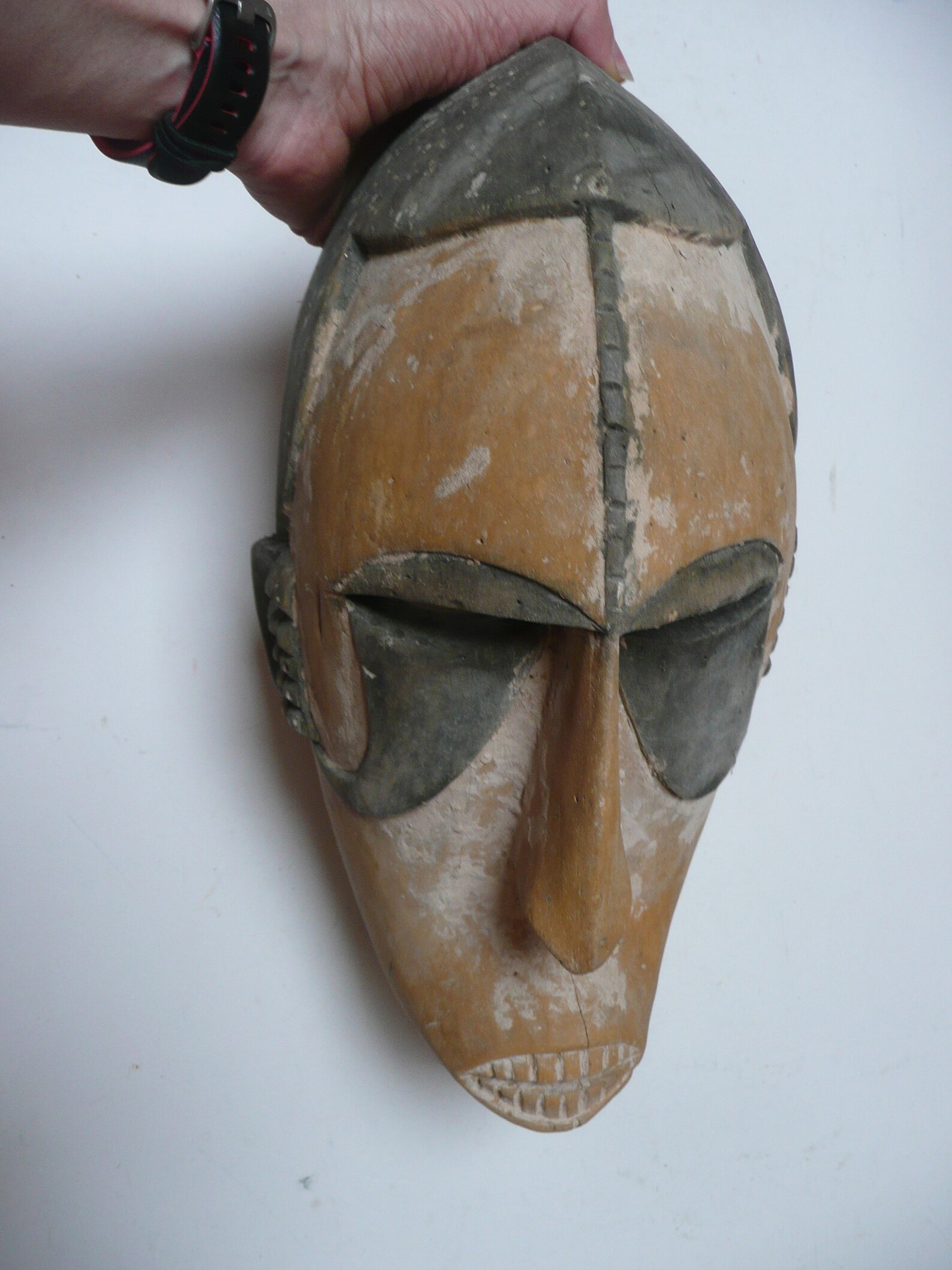 Vintage African Idoma Mask Paint and Wood Modigliani Style | Etsy