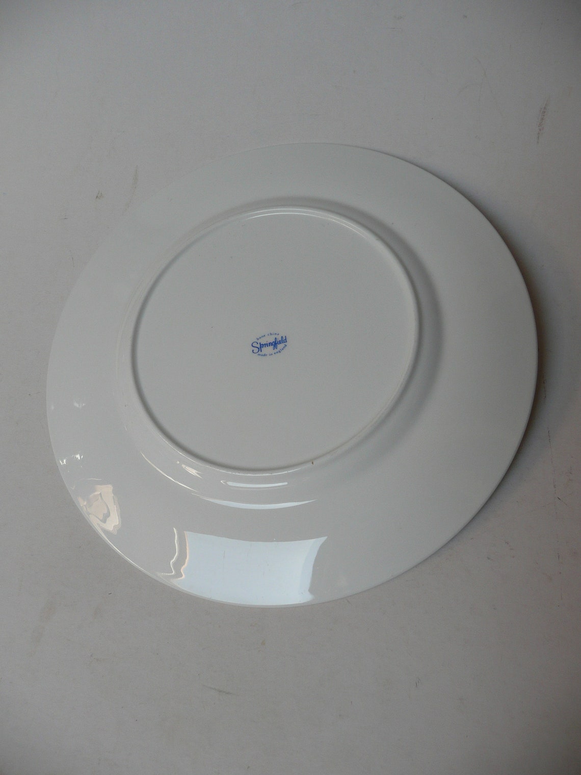 Vintage English Bone China Plate by Springfield Featuring | Etsy