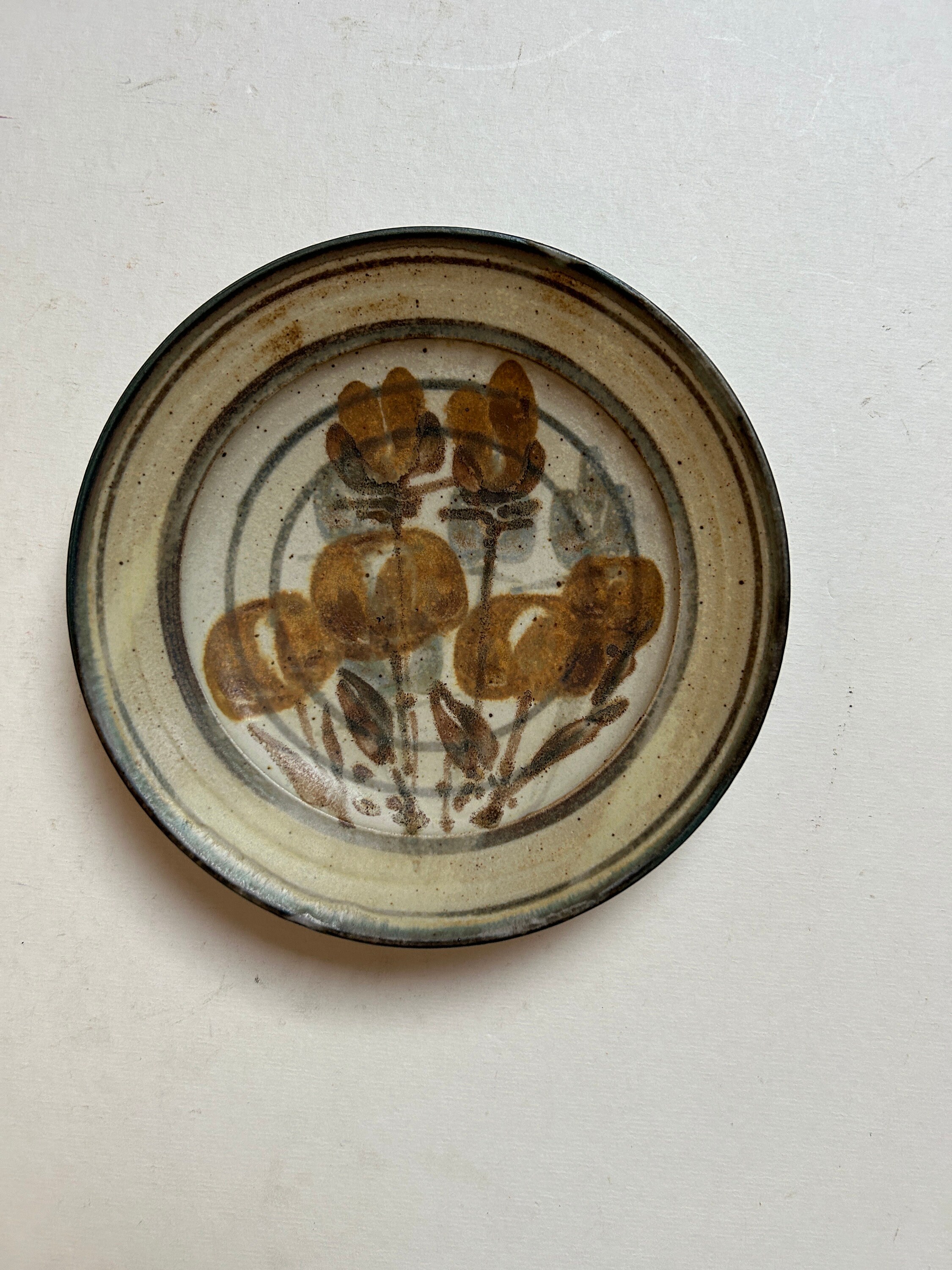 Vintage Studio Pottery Plate by Frank Hamer Platter Hand Made Marked - Etsy