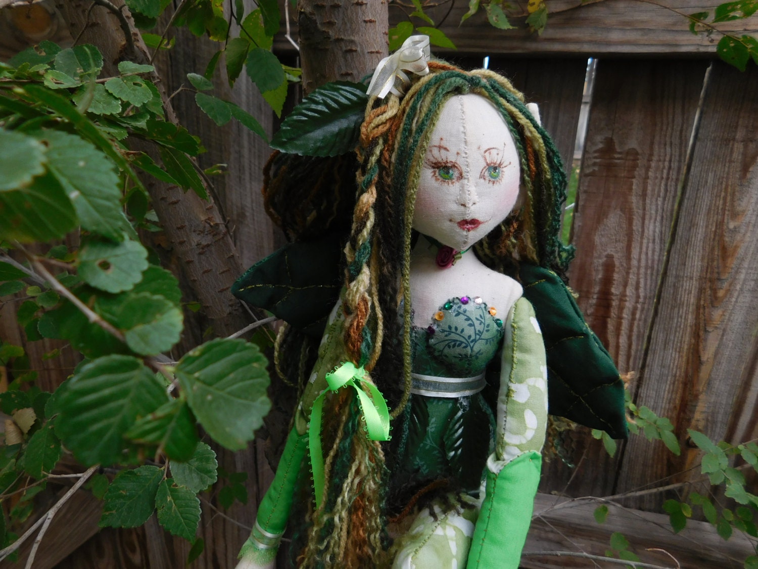 Ooak Art Handmade Articulated Tree Fairy Doll - Etsy