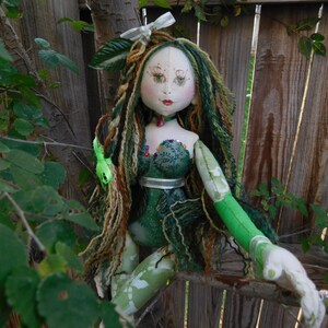 Ooak Art Handmade Articulated Tree Fairy Doll - Etsy