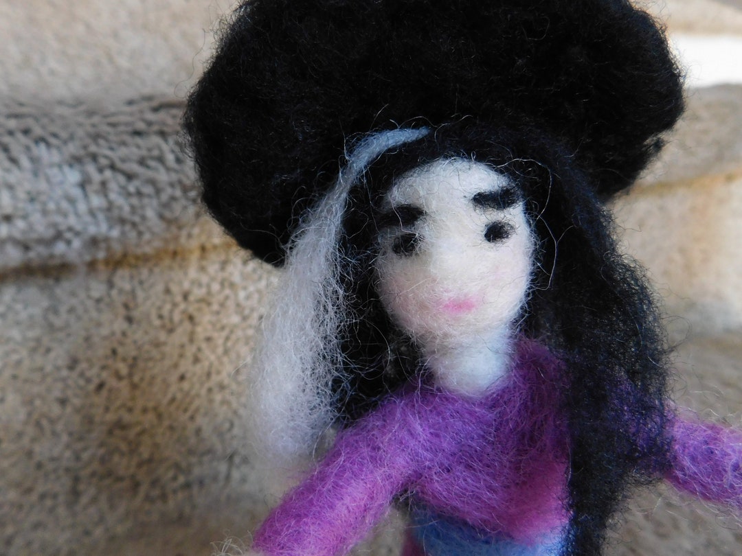 Ooak Art Needle Felted Witch Doll - Etsy
