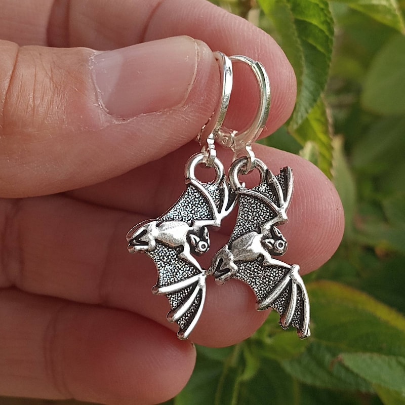 Bat Earring - Etsy