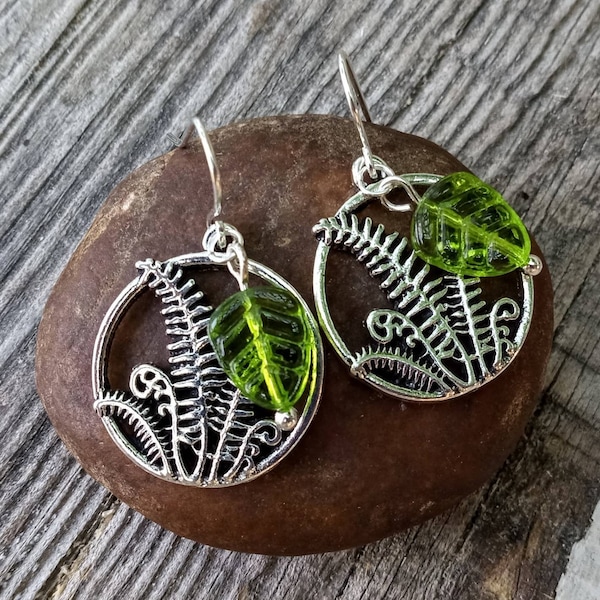 Fern Earrings - Etsy