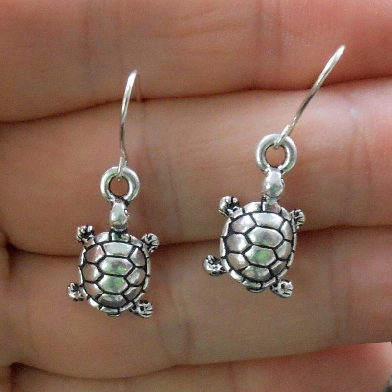Turtle Earrings - Etsy