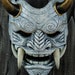 Half Knight Warrior Samurai Mask, BB Gun Airsoft Mask, Halloween ...