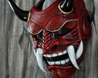Half Knight Warrior Samurai Mask, BB Gun Airsoft Mask, Halloween ...