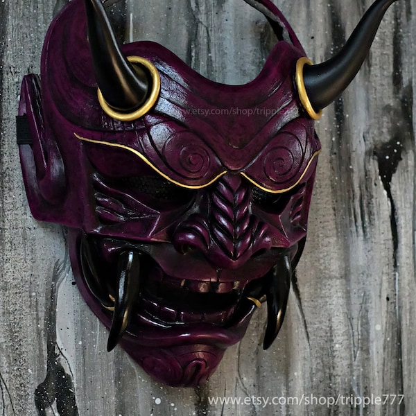 Oni Mask - Etsy