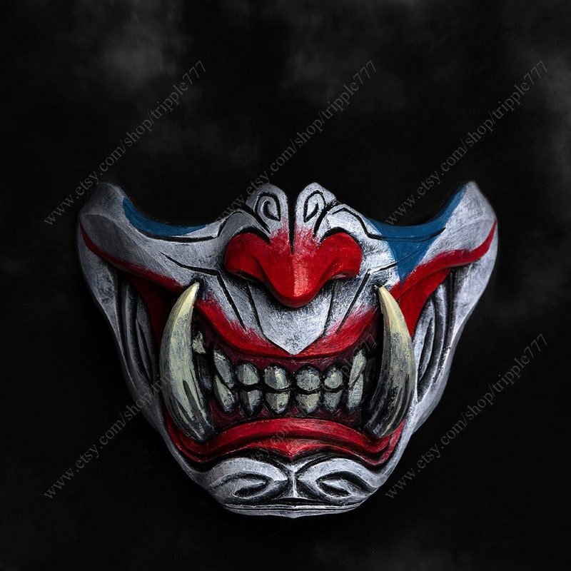 Samurai Joker Mask - Etsy