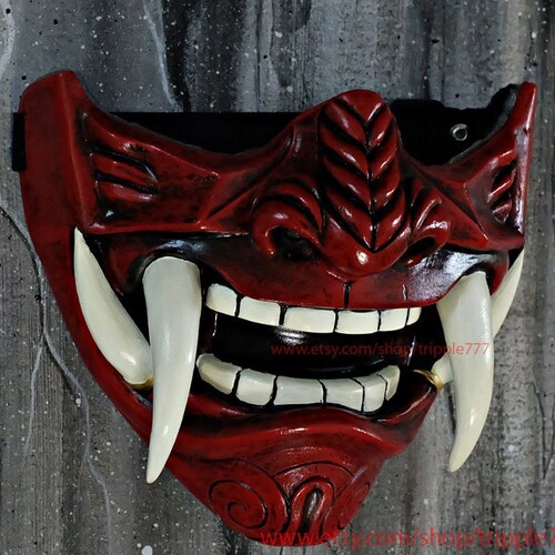 Samurai Assassin Demon Oni BB Gun Airsoft Mask Halloween | Etsy