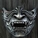 Half Cover Knight Samurai Mask, Airsoft Mask, Halloween Costume Cosplay ...