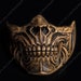 Human Skull Airsoft Mask, Full Face Motorcycle Horror Steampunk Mask ...