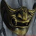 Half Cover Knight Samurai Mask, Airsoft Mask, Halloween Costume Cosplay ...