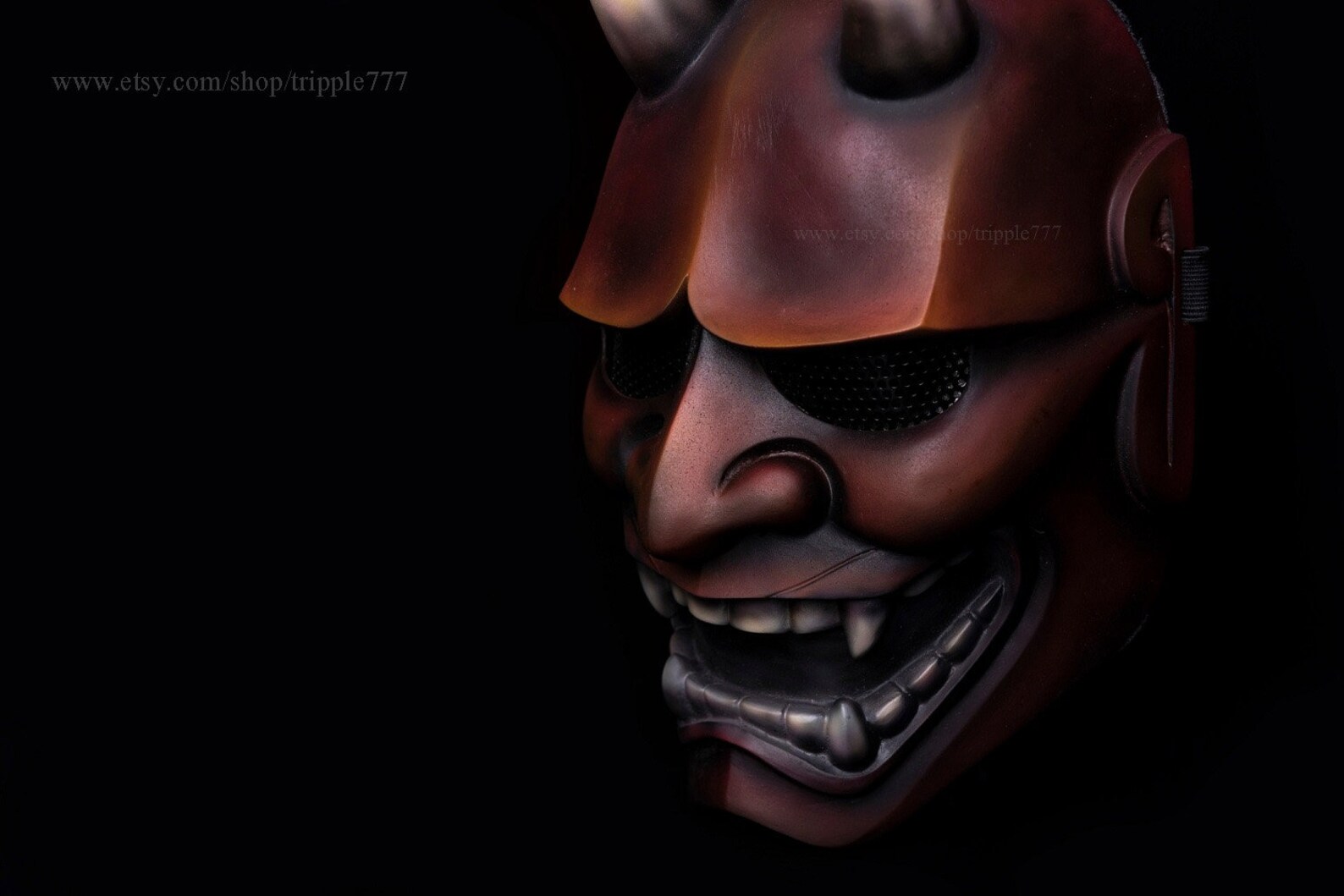 Japanese Hannya Mask Airsoft BB Gun Samurai Oni Kabuki Noh - Etsy