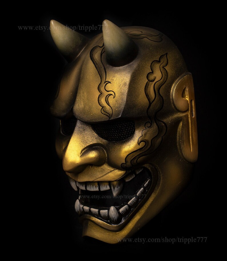 Japanese Hannya Mask Airsoft BB Gun Samurai Oni Kabuki Noh - Etsy