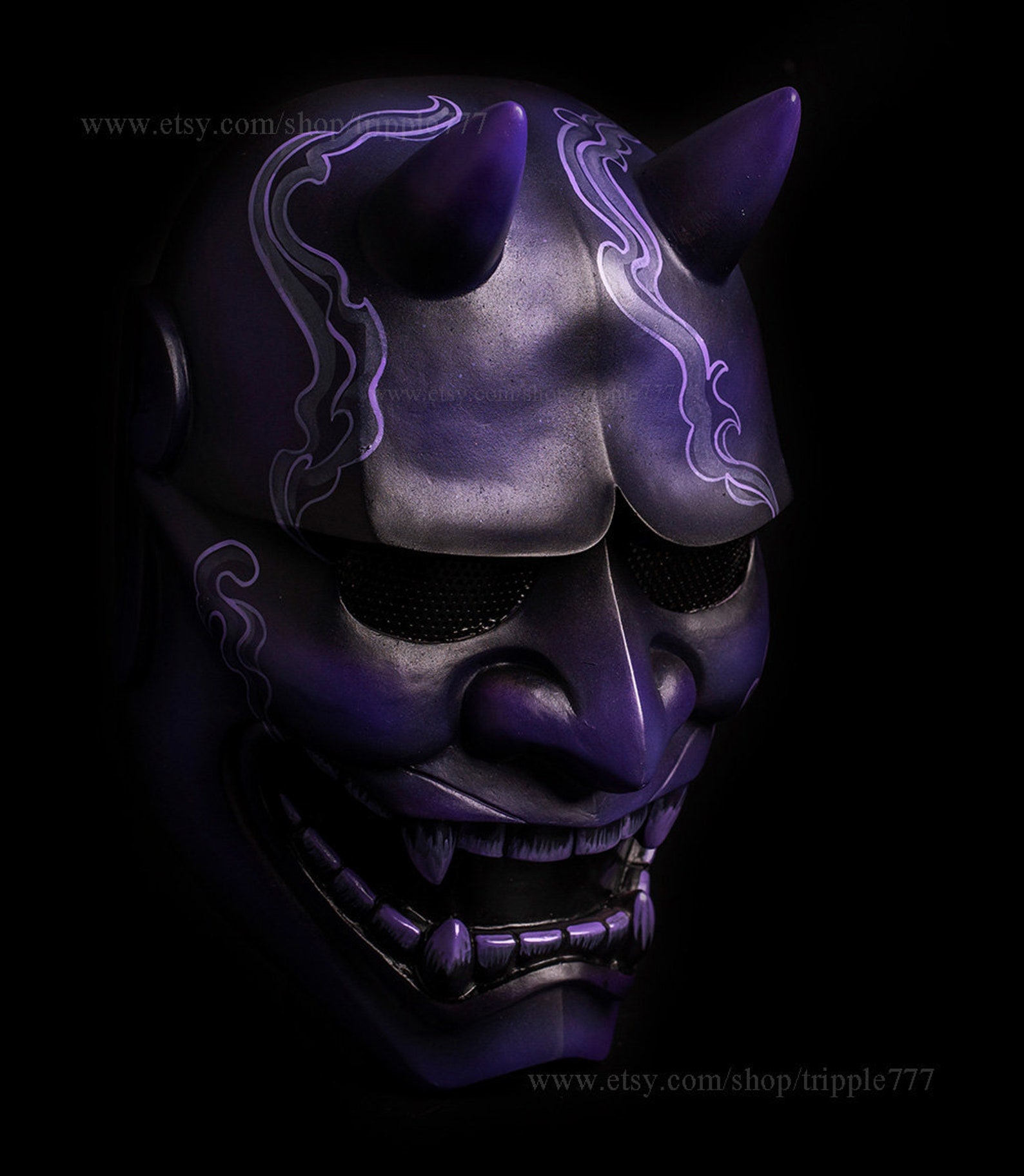 Japanese Hannya Mask Airsoft BB Gun Samurai Oni Kabuki Noh - Etsy