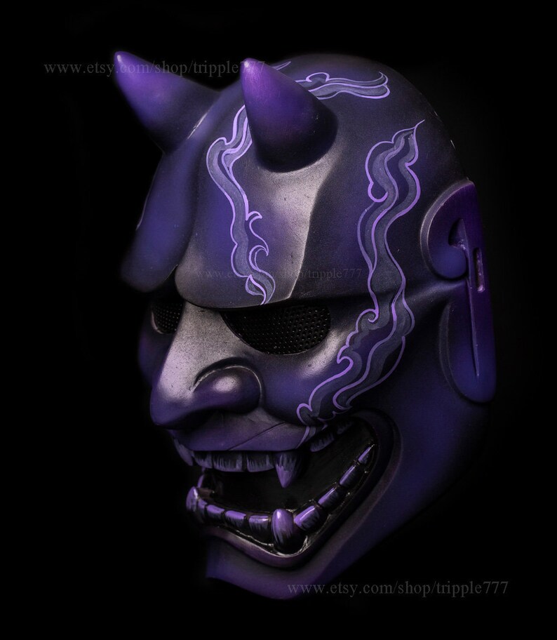 Japanese Hannya Mask Airsoft BB Gun Samurai Oni Kabuki Noh - Etsy