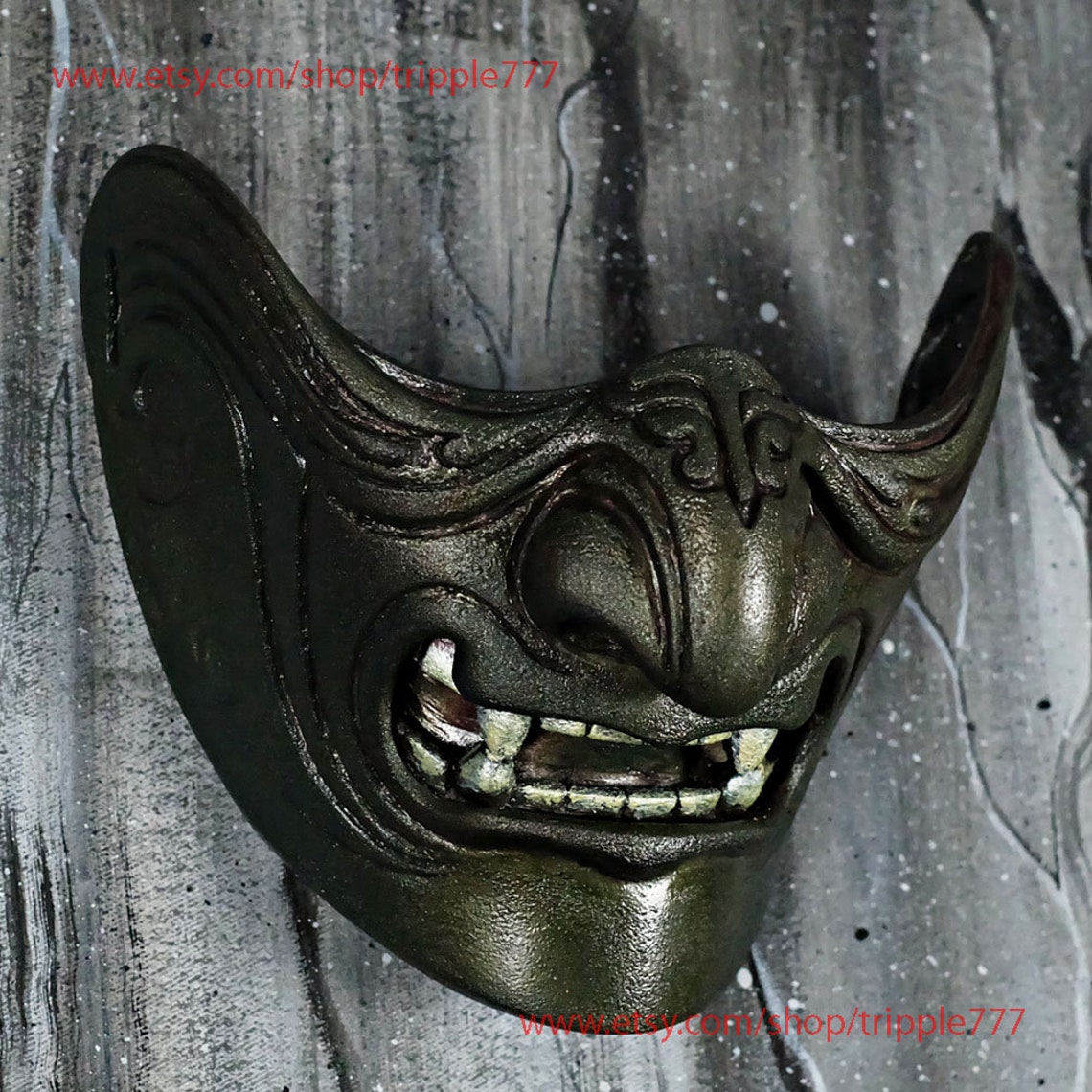 Samurai Mask Mempo Menpo Armor Sword Suit for Cosplay Costume - Etsy