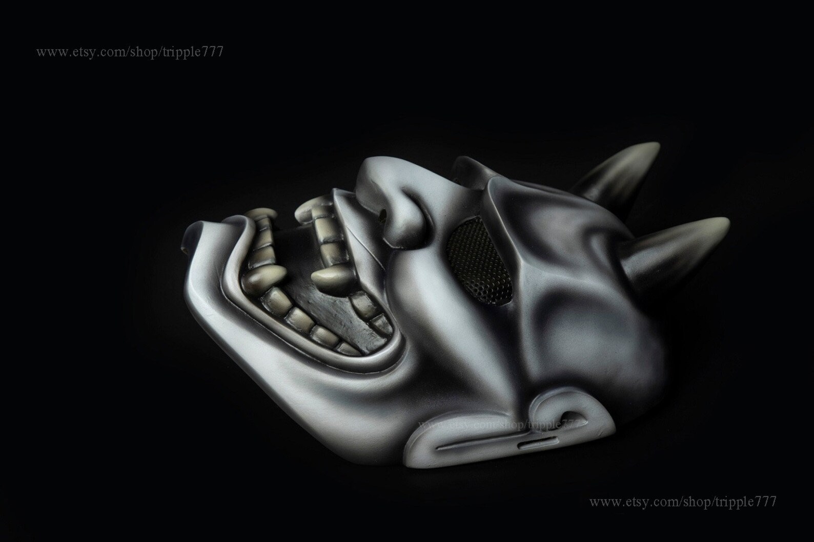 Japanese Hannya Mask Airsoft BB Gun Samurai Oni Kabuki Noh - Etsy