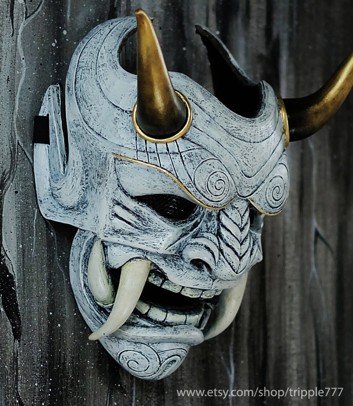 Samurai Assassin Demon Oni BB Gun Airsoft Mask Halloween - Etsy